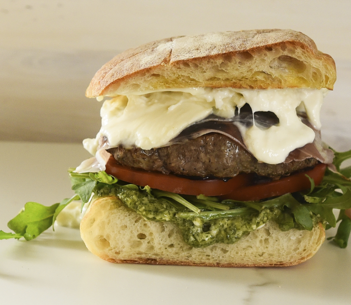 Burrata Burger - Armanino Foodservice