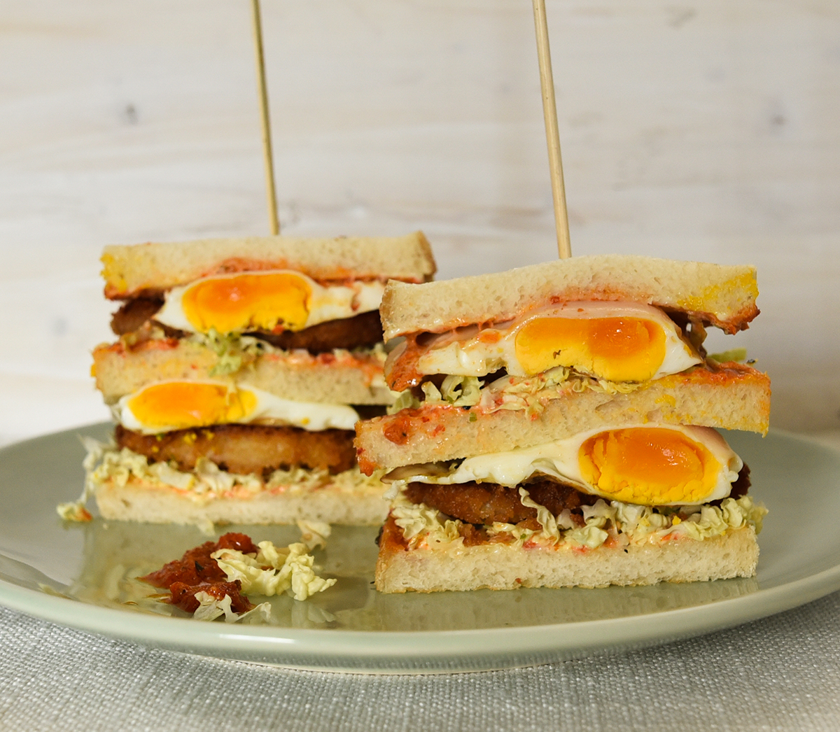 Chicken Katsu Breakfast Sando - Armanino Foodservice